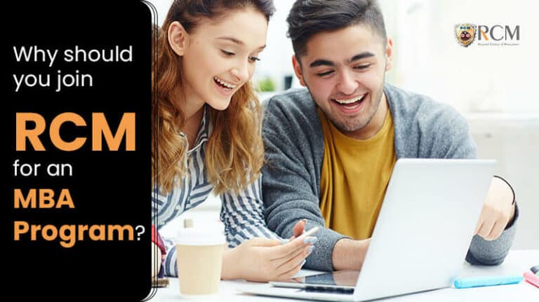 Why should you join RCM College for an MBA Program? RCM College