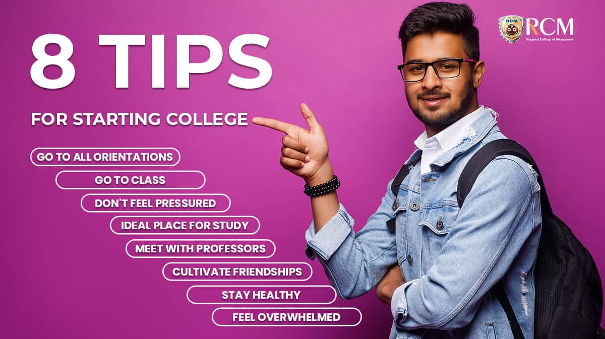 8 Tips For Incoming College Freshmen | College Tips and Tricks | RCM