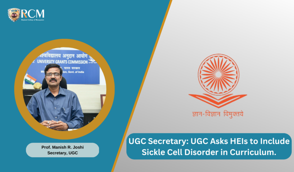 UGC Secretary: UGC Asks HEIs to Include Sickle Cell Disorder in The ...