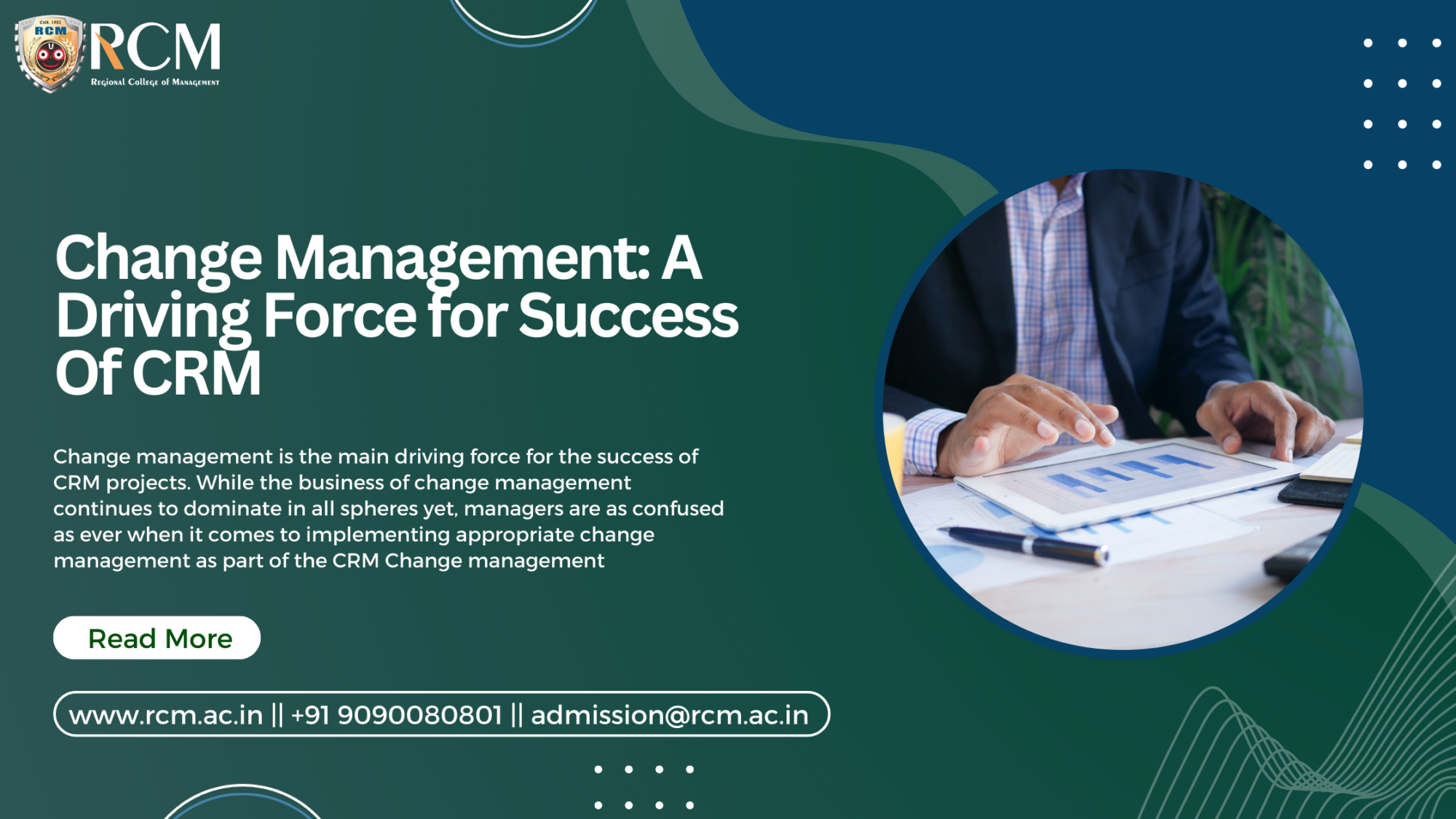 Change Management: A Driving Force for Success Of CRM
