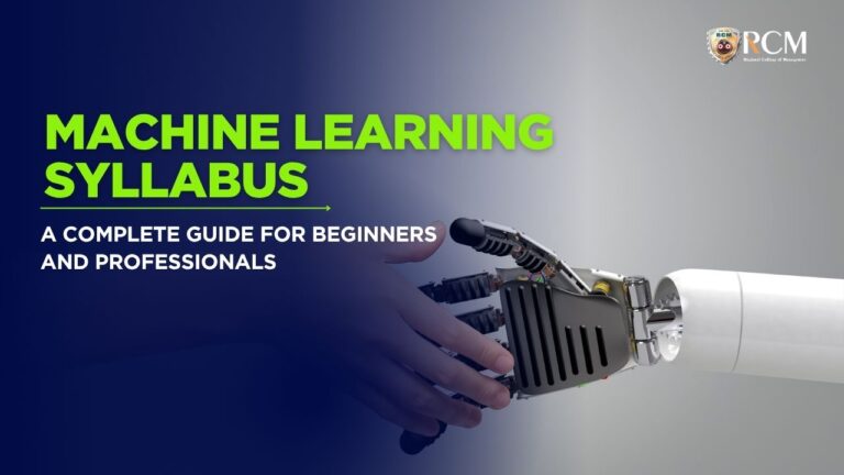 Machine Learning Syllabus: A Complete Guide for Beginners and ...