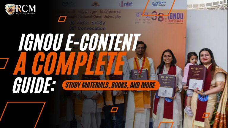 IGNOU E-Content: Your Complete Guide to Study Material, Books, and More ...