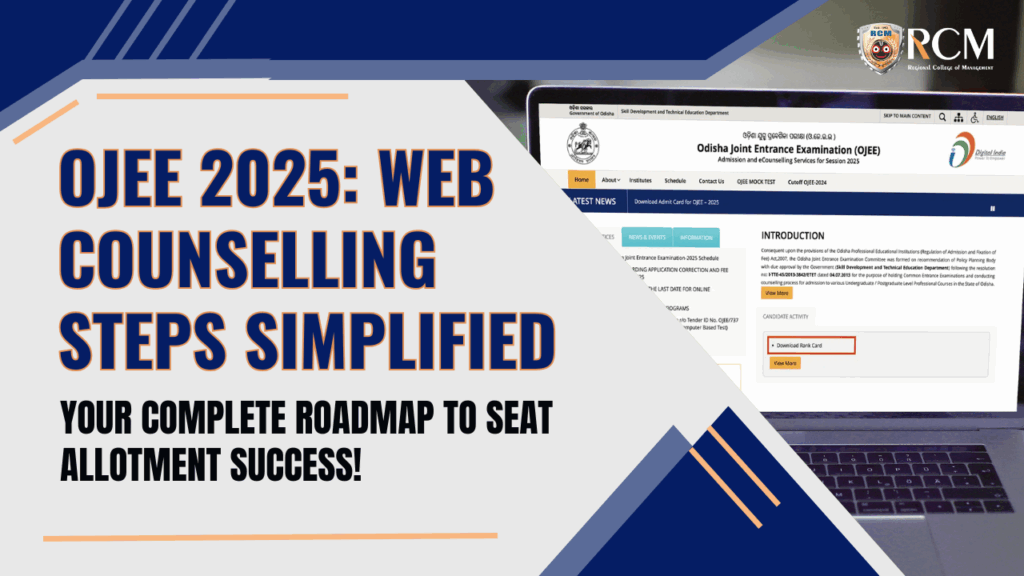 OJEE Counselling Process 2025 Step-by-Step