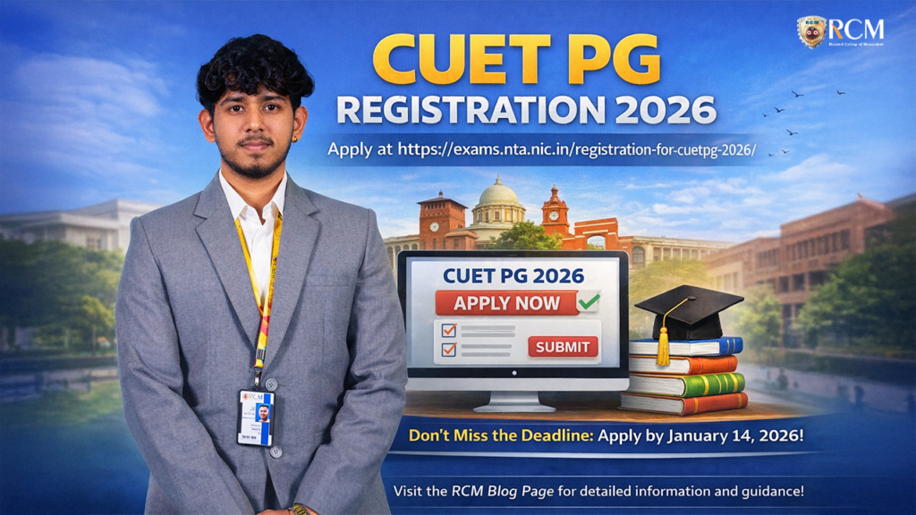 CUET PG Registration Dates and Details for 2026